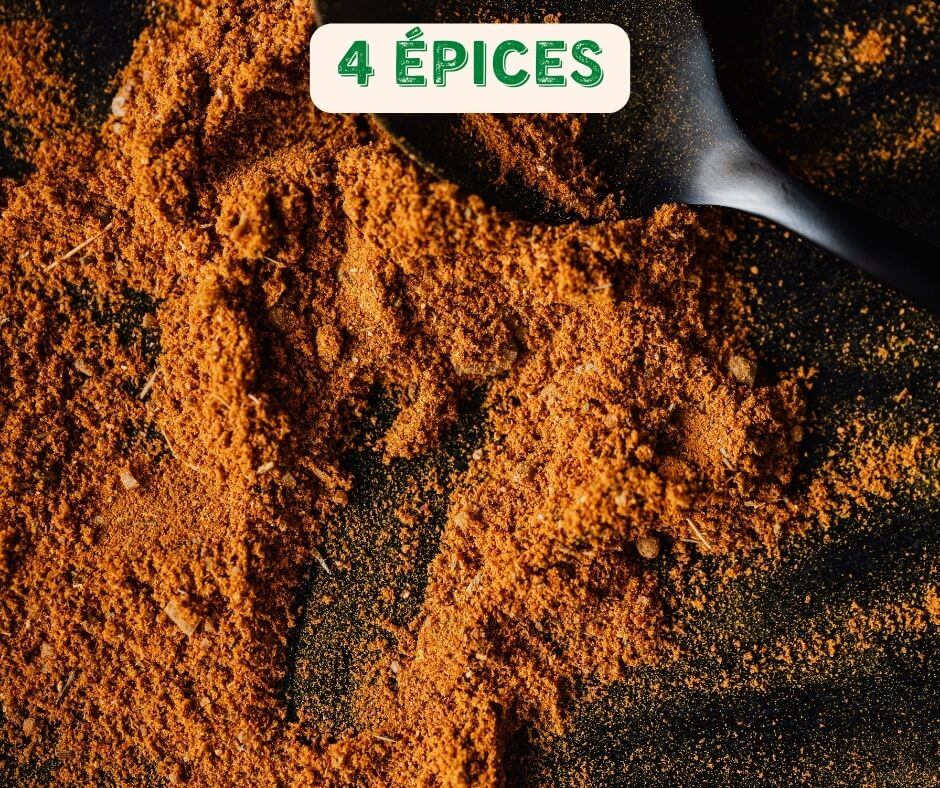 Mélange 4 épices - Achat, Recettes et Conseils - Abaçai